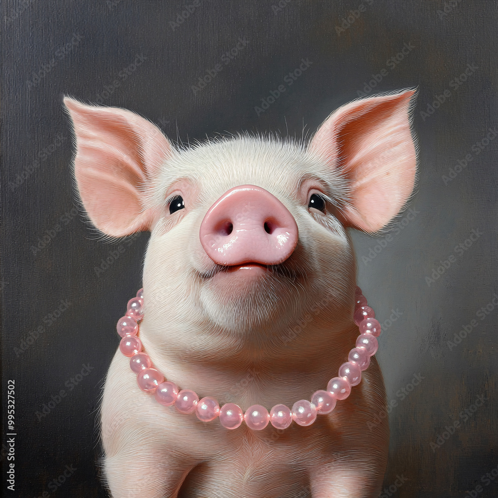 small tiny pig, Little funny minipig, Tiny pot-bellied pig mini-pig ...