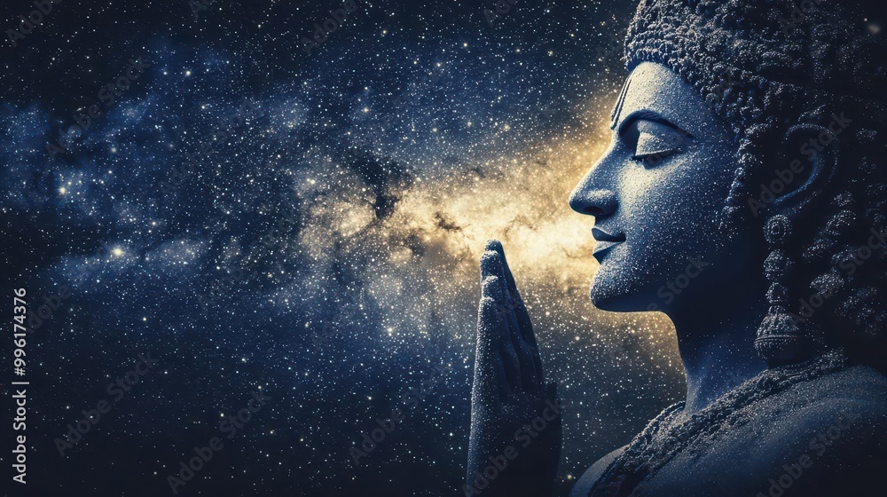 Vishnu in cosmic form, displaying his universal form to Arjuna, as seen ...