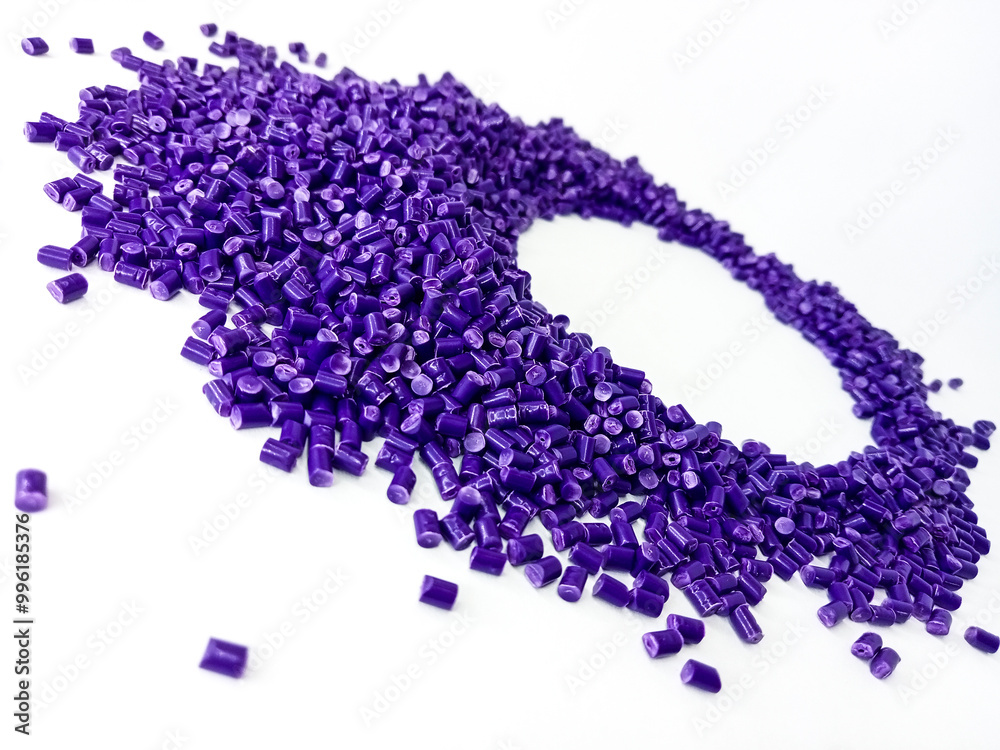 Purple masterbatch granule, purple polypropylene polymer granules, cold ...