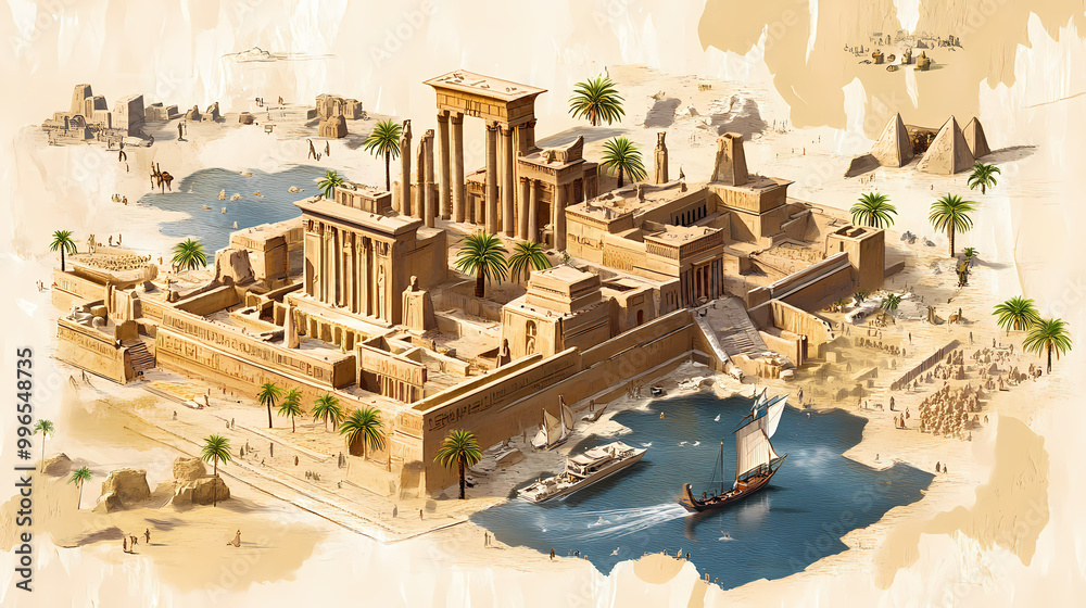 Stock-Illustration „Mind map of ancient civilizations exploring key ...