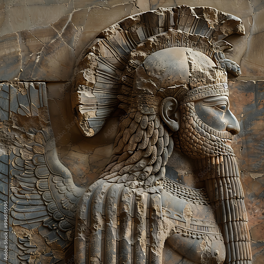 Fotografie Ancient Sumerian Gods old anunnaki structure of Anunnaki ...