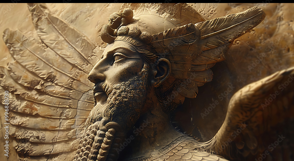 Ancient Sumerian Gods old anunnaki structure of Anunnaki. Enlil, Enki ...