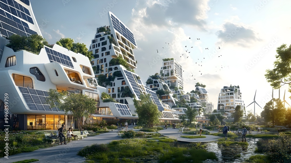 Renewable energy infrastructure integrated into urban revitalization ...