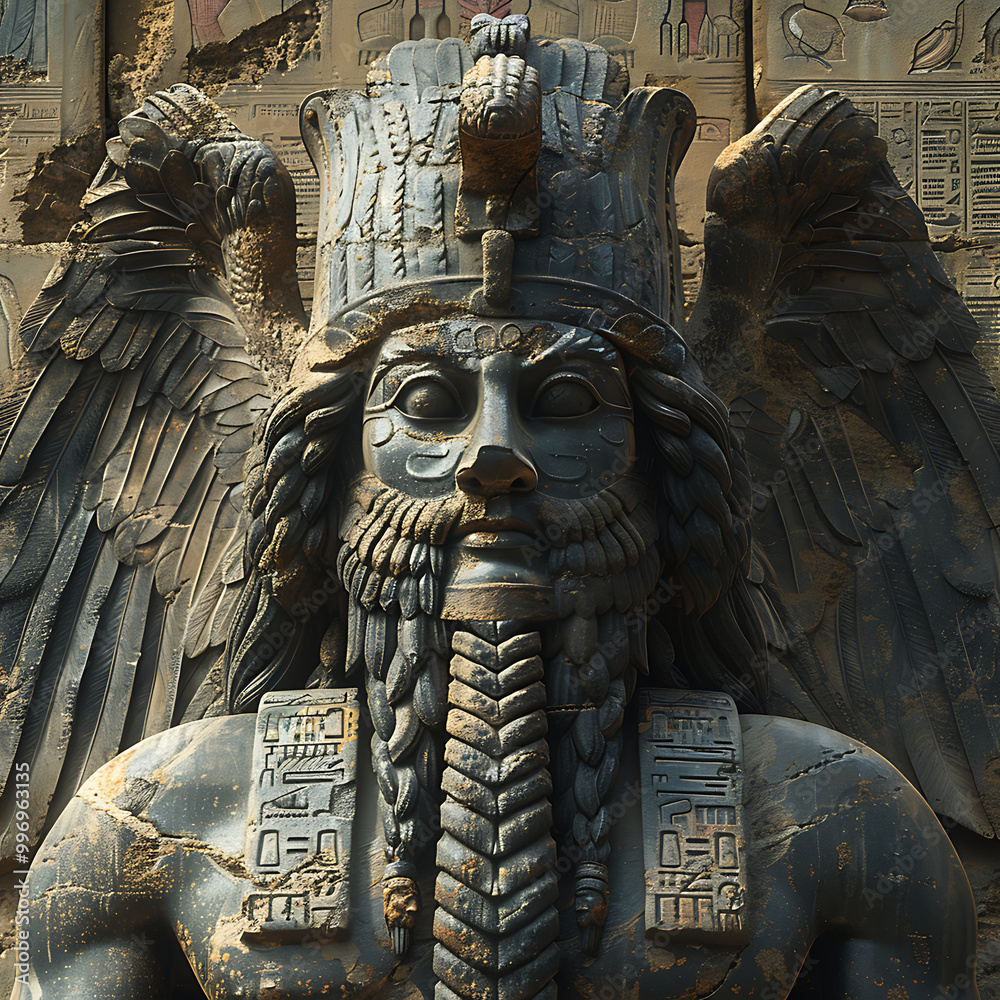 Ancient Sumerian Gods old anunnaki structure of Anunnaki. Enlil, Enki ...