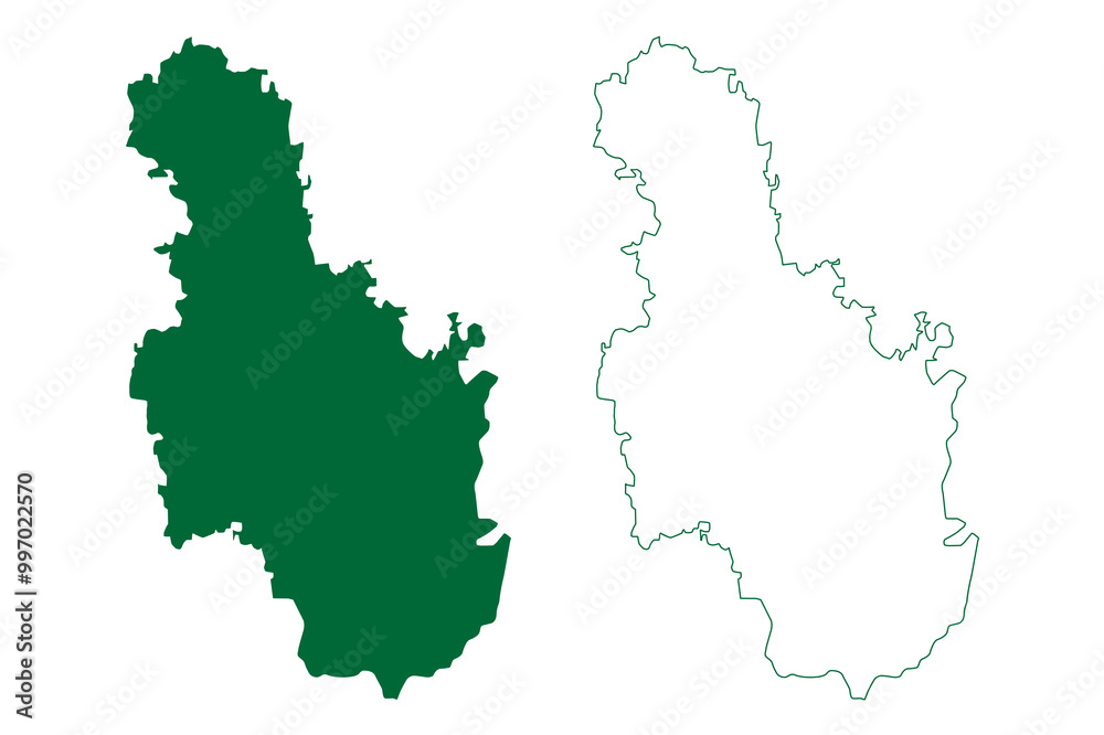 Ramanagara district (Karnataka State, Republic of India, Bangalore ...