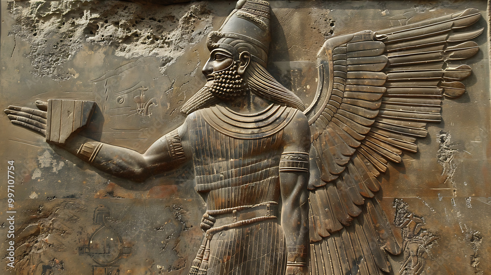 Ancient Sumerian Gods old anunnaki structure of Anunnaki. Enlil, Enki ...