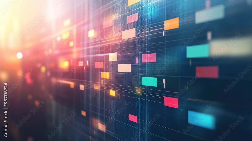Agile project management concept with scrum and iteration boards ...