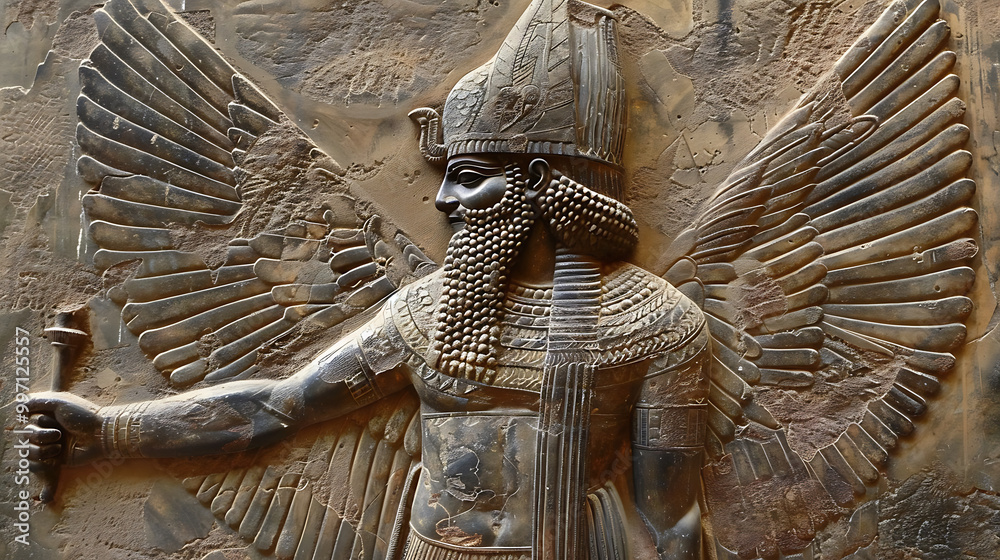 Ancient Sumerian Gods old anunnaki structure of Anunnaki. Enlil, Enki ...