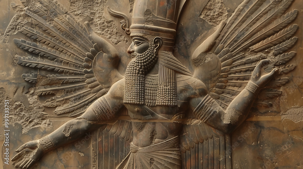 Ancient Sumerian Gods old anunnaki structure of Anunnaki. Enlil, Enki ...
