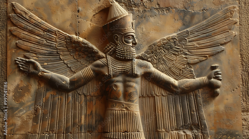 Ancient Sumerian Gods old anunnaki structure of Anunnaki. Enlil, Enki ...