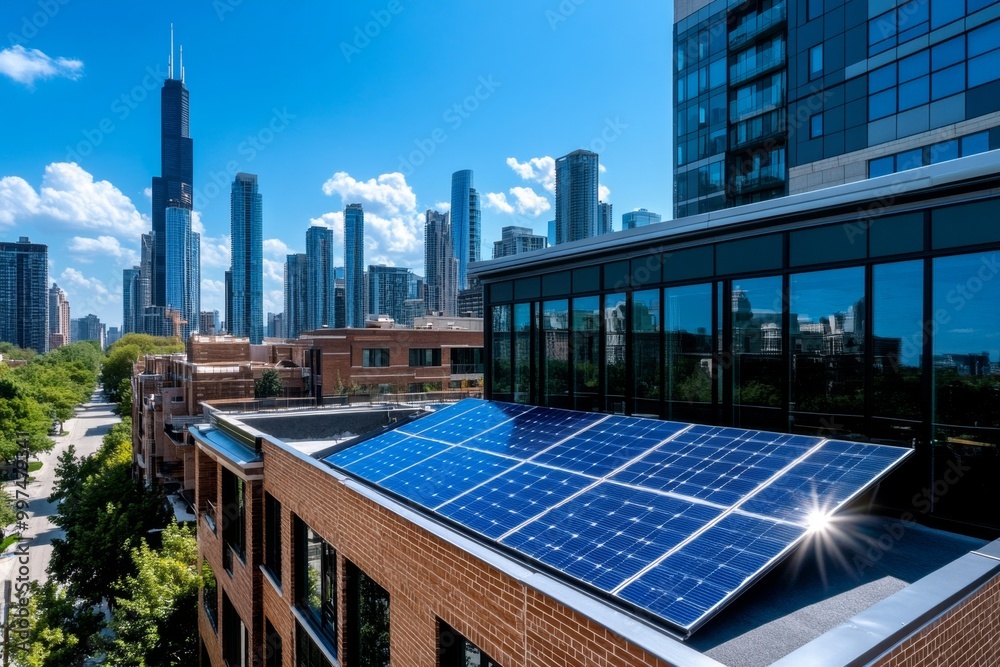 Net zero construction project, where sustainable building materials and ...