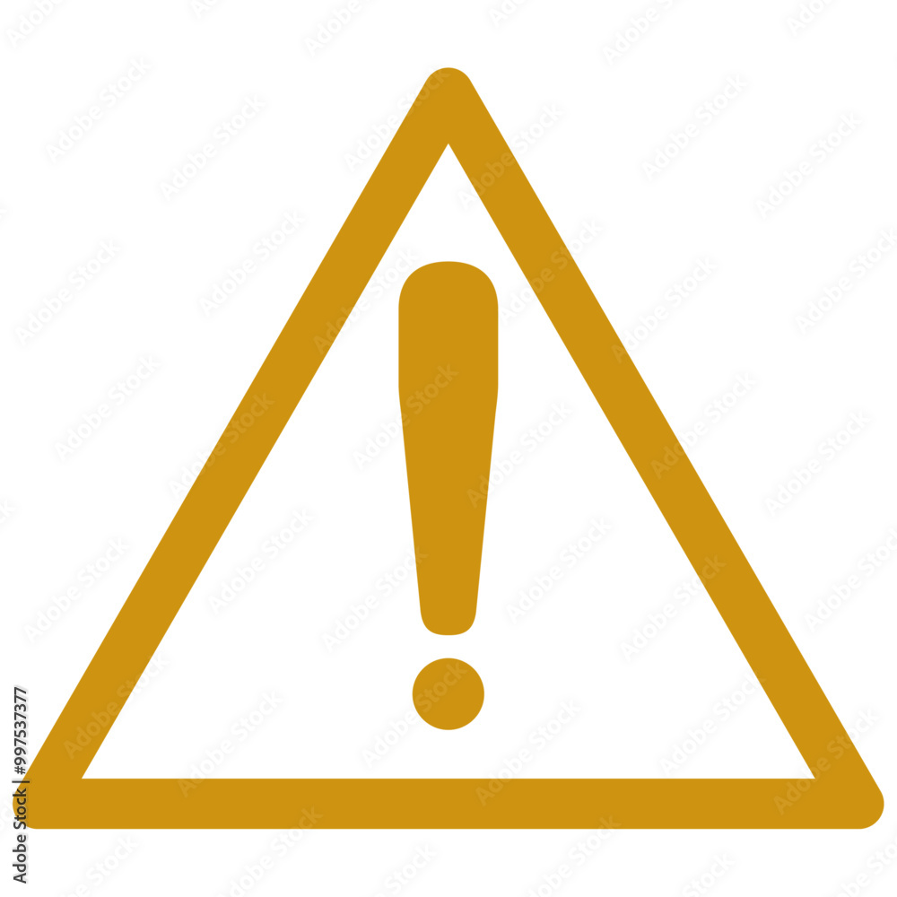 Exclamation Mark, Caution Warning Hazardous Sign Vector Illustration ...