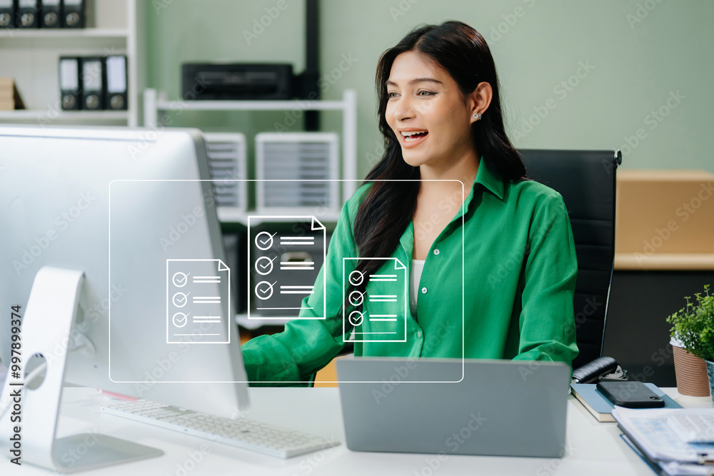 Checklist and filling survey form online. Document management system ...