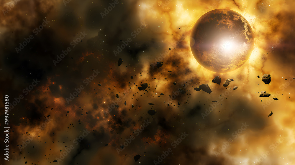 Space Battle Map for Sci-Fi DnD, Top-Down Tabletop Role-Playing Game ...