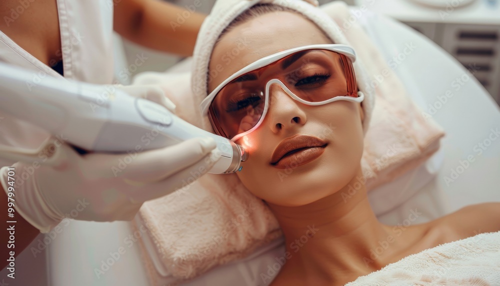 Procedure of laser hardware Removal of warts, papillomas, vascular ...