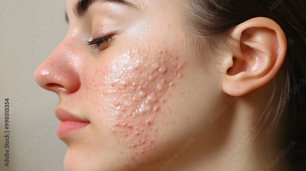 Documenting a patient's acne treatment dramatic improvement in skin ...