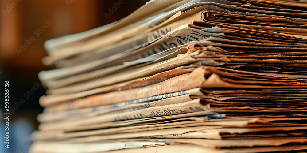 The Weaponization of Words: A stack of propaganda leaflets, their words ...