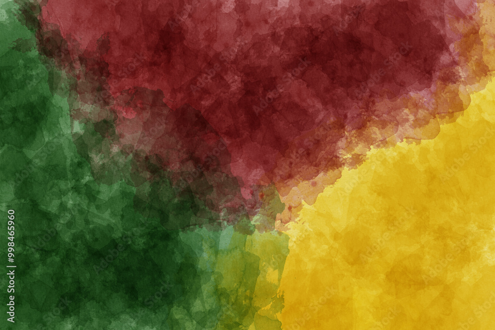 Juneteenth background with watercolor stroke. Vector illustration ...