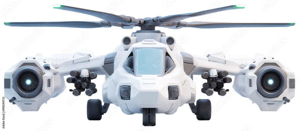 Military style helicopter designed for advanced operations with dual ...