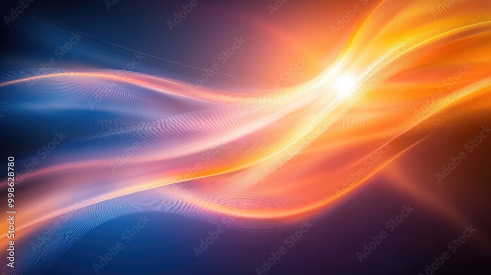 Dynamic abstract business background with bright gradients, smooth ...