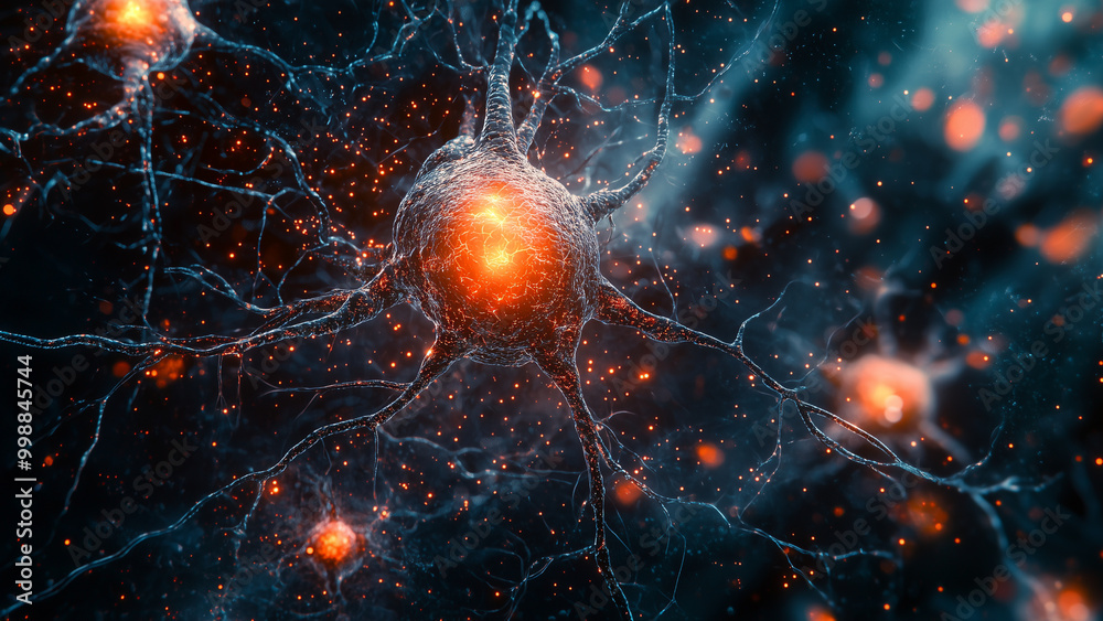 Neuron connection - neuron, neurology, brain, science, cells, nervous ...