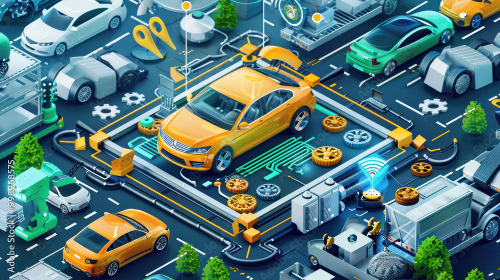 A visual of how the circular economy is transforming the automotive ...