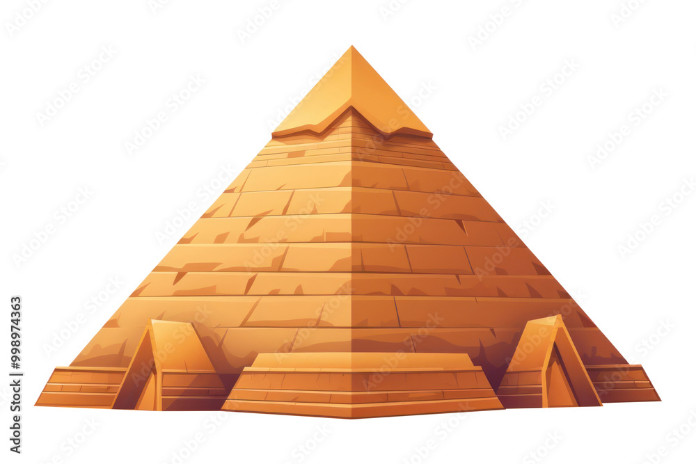 PNG Egypt pyramid architecture white background. Stock Illustration ...