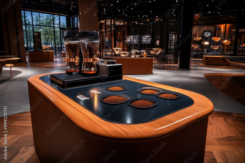 Interactive 3D coffee brewing tutorial, where users can choose their ...