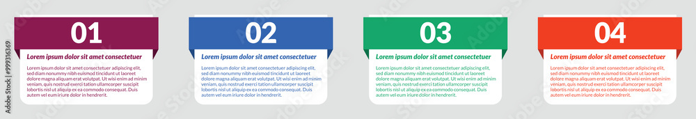 infographic and comparison template design concept for business ...