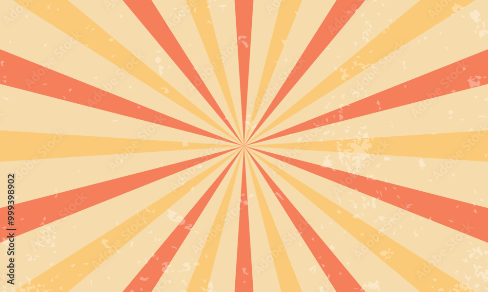 Classic vintage rays sunburst retro background Stock Vector | Adobe Stock