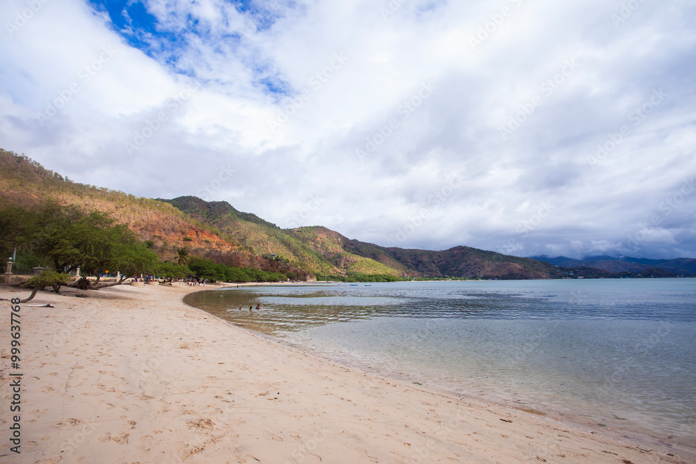 The beauty of the Areia Branca Beach on the outskirts of Dili City ...