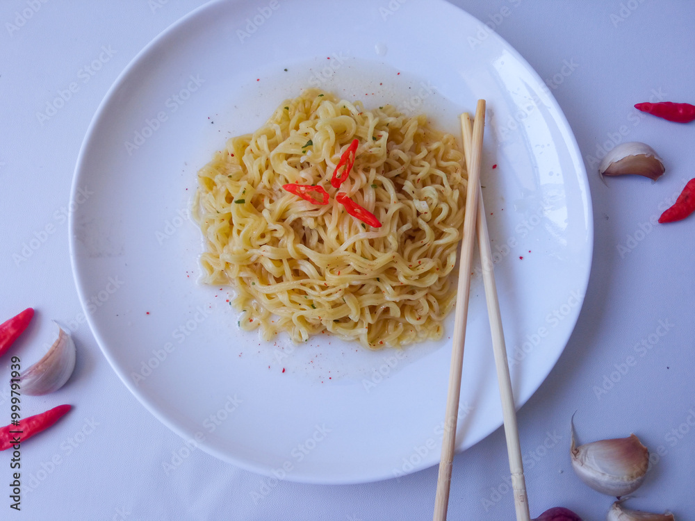 Indomie Rebus Ayam Bawang. Chicken Garlic Soup Instant Noodle Flavour ...