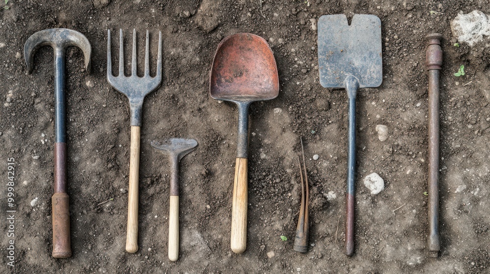 Cultivation tools, such as hand cultivators and hoes, designed for ...