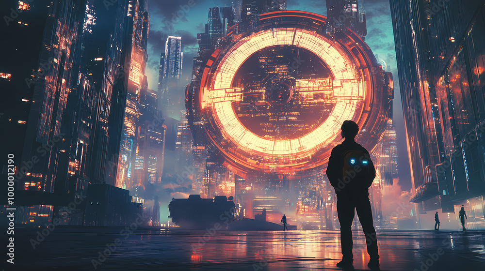 Escape to a future world with the time keeper - a futuristic scenario ...