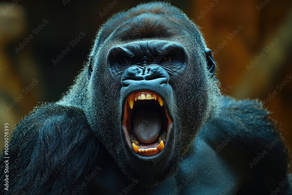 Intense Expression of a Gorilla Revealed in a Stunning Close-Up of Its ...