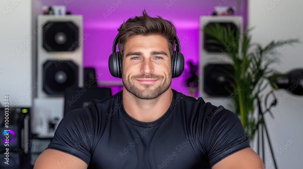 Competitive gamer fine-tuning settings with a custom mechanical ...