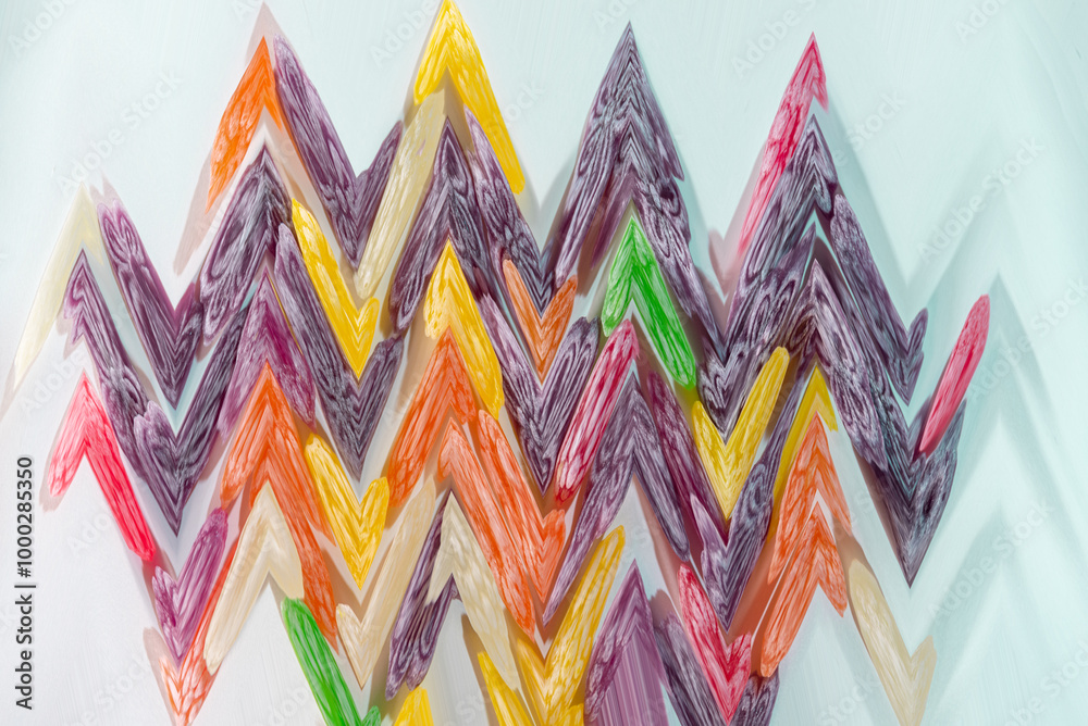 abstract color chart with white background Stock Photo | Adobe Stock