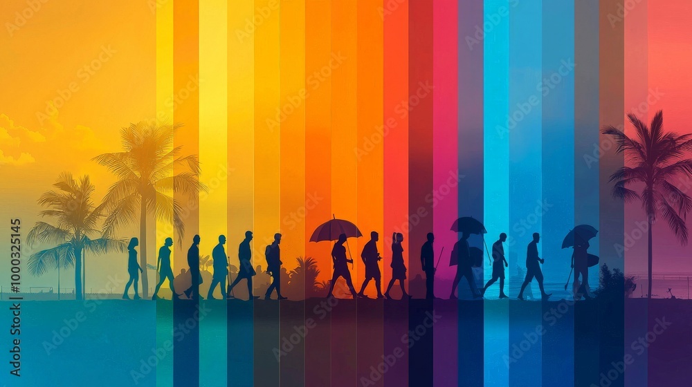 An animated infographic showing how the heat index rises as humidity ...