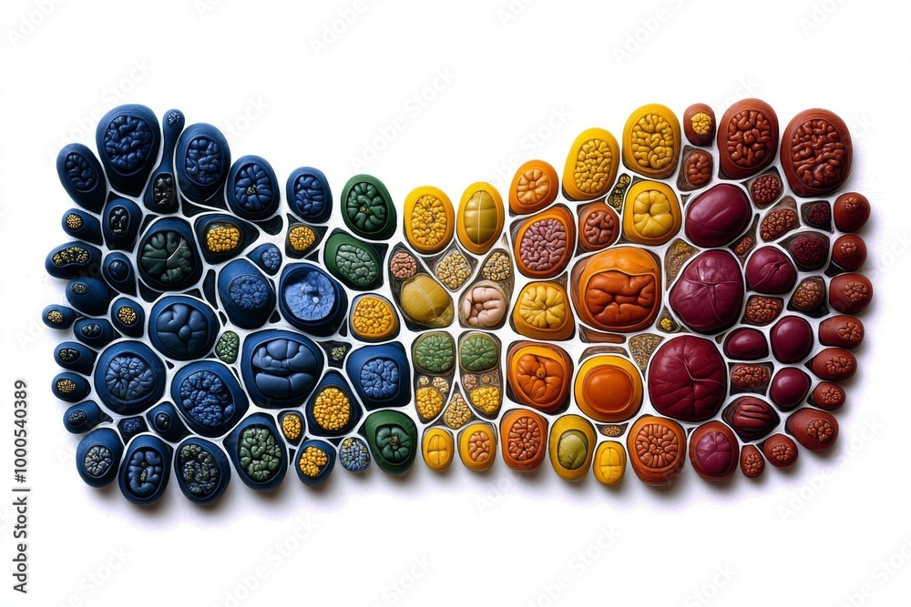 Foot reflexology chart, highlighting different points on the foot and ...