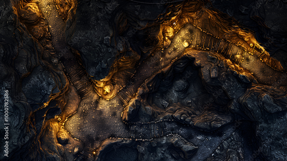 Cave DnD battle Maps for ttrpg Stock Photo | Adobe Stock