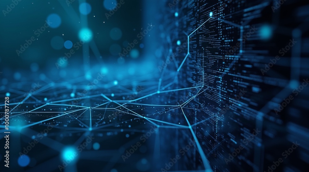 Abstract digital data background. Art can be used in the description of ...
