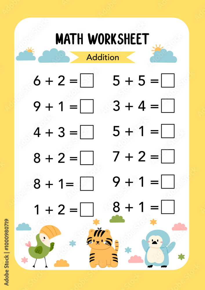 Math Worksheet educational how many activities for children. Learning ...