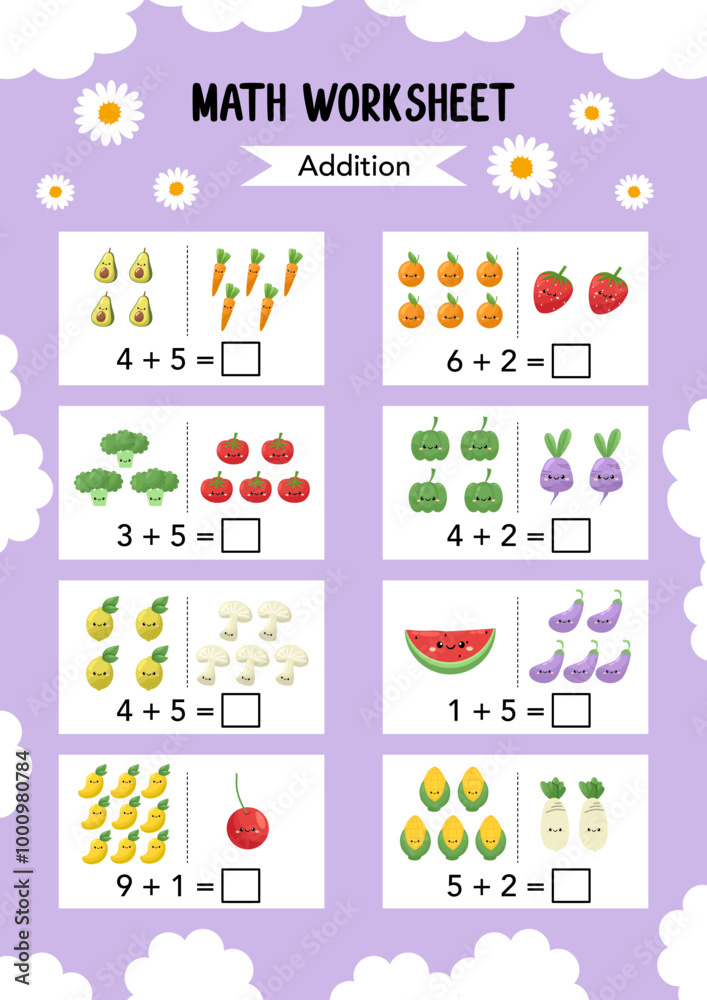 Math Worksheet educational how many activities for children. Learning ...
