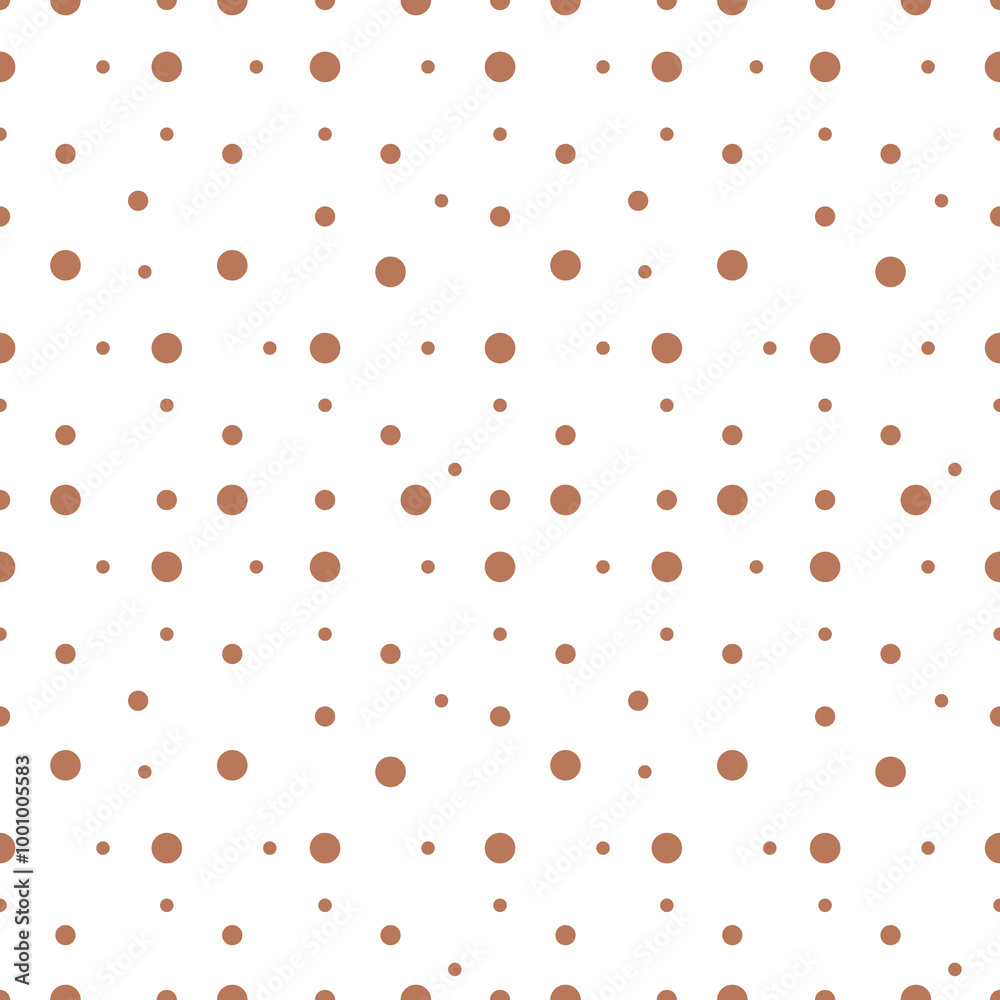 Aesthetic pattern png, transparent background, brown polka dot Stock ...