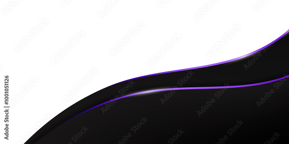 Simple wave border frame png black design Stock Illustration | Adobe Stock
