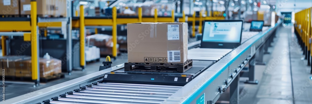 Automatic logistics management with smart packaging and efficient ...