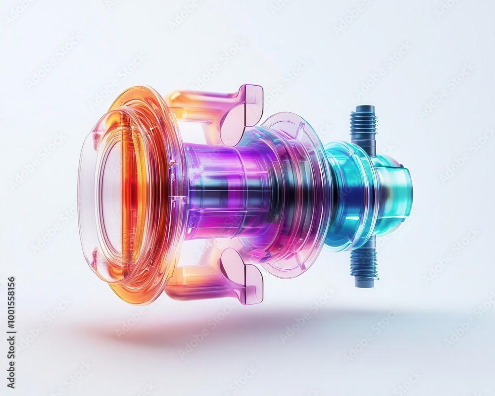 Visual analysis of a material under torsional load, shear stress ...