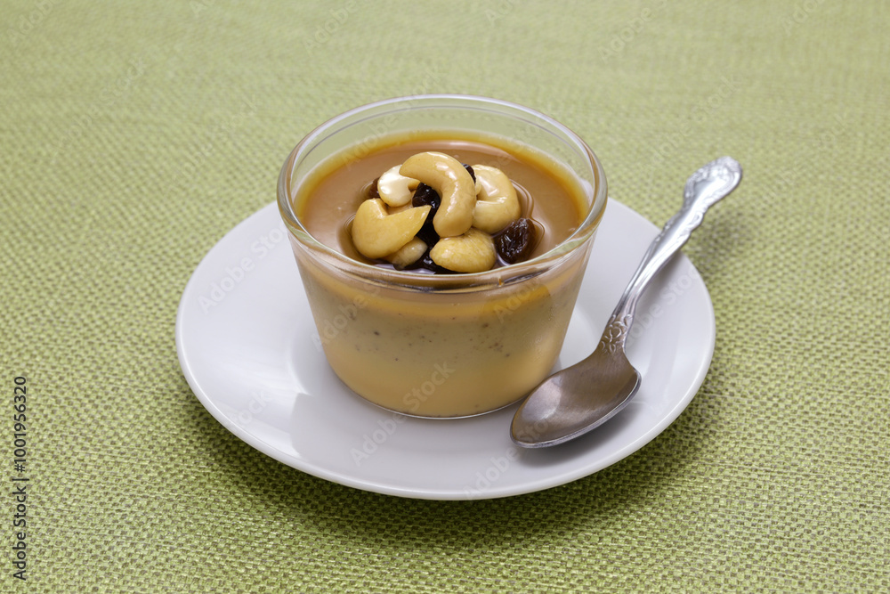 watalappam, Sri Lankan coconut custard pudding with peacock palm sugar ...