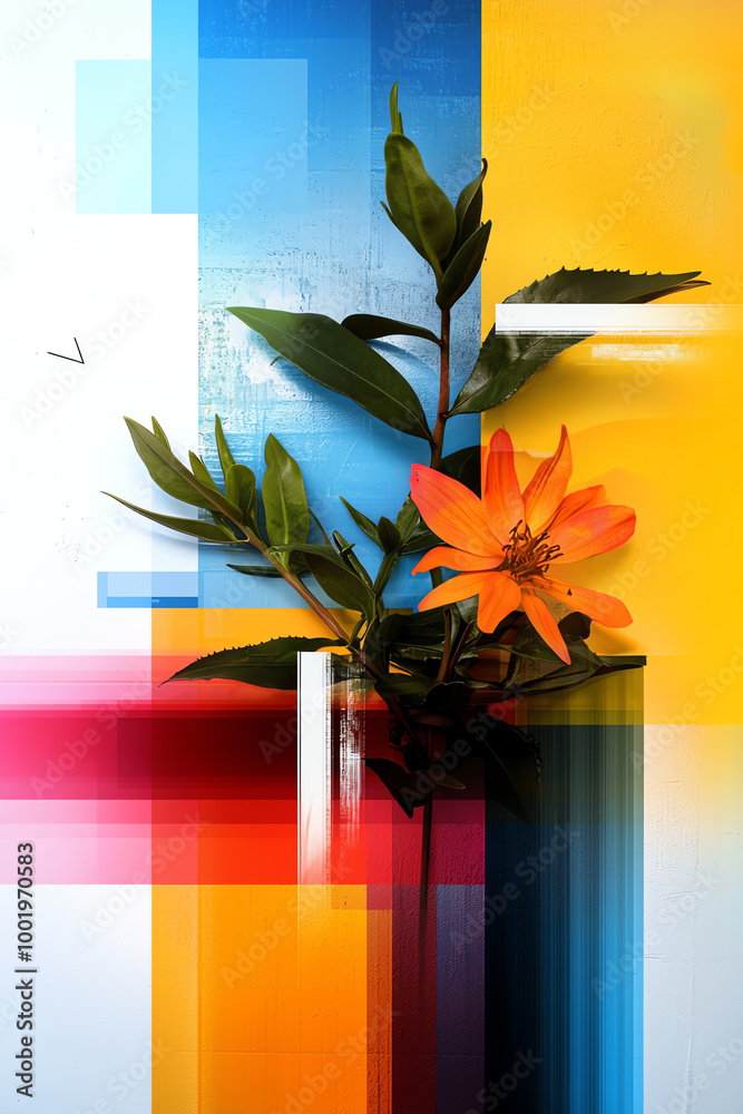 AI software generating color palettes and mood boards for a branding ...