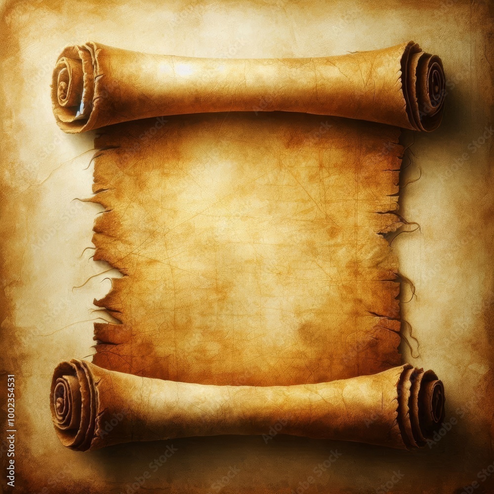 old paper scroll Stock Illustration | Adobe Stock